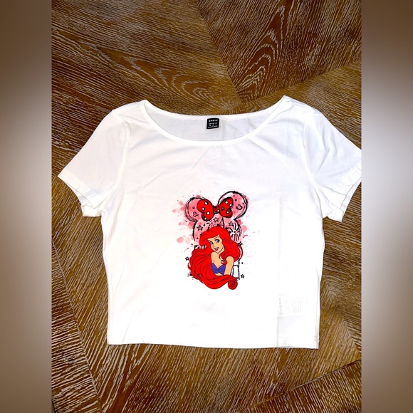 Tops | Womens Ariel Little Mermaid Crop Top | Poshmark